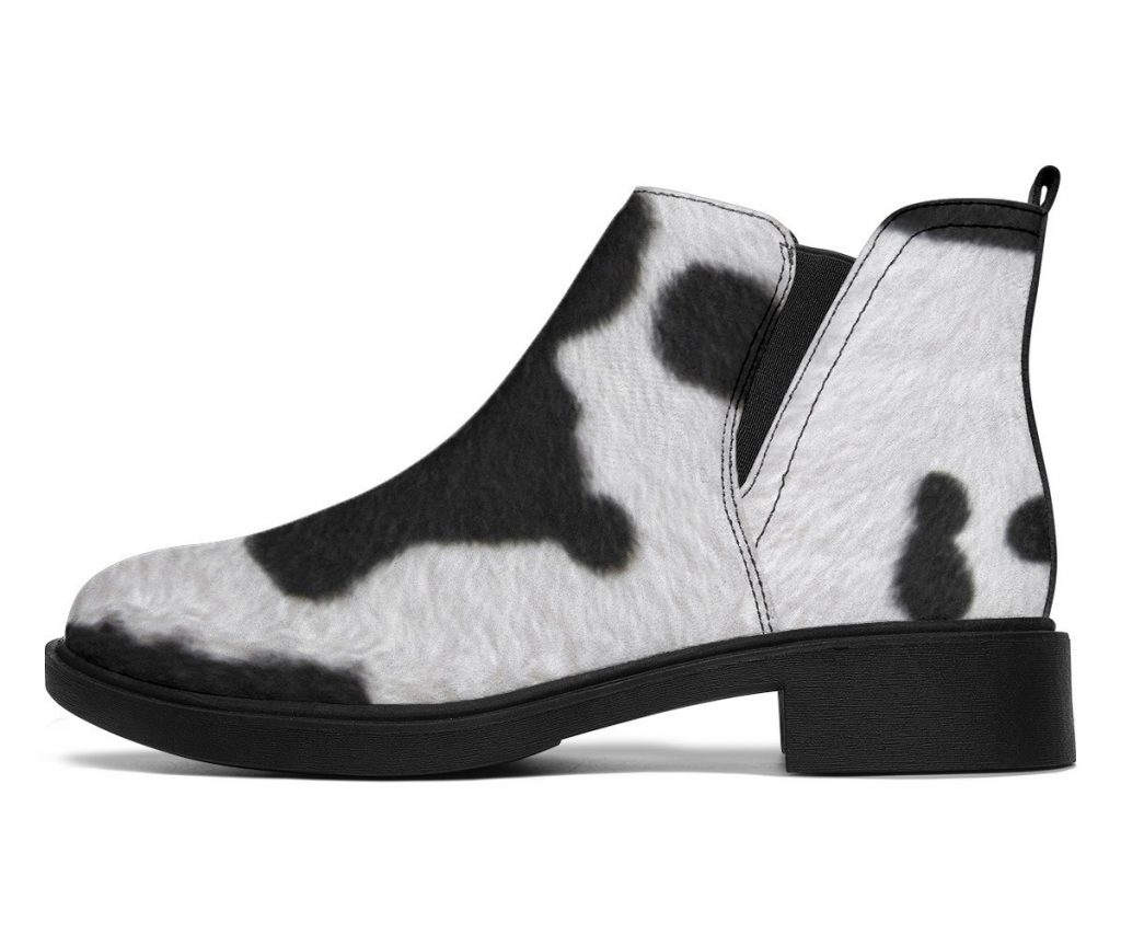 Cow Print Shoes - Cowhide Cow Print Booties Official Merch CL1211 - Cow ...